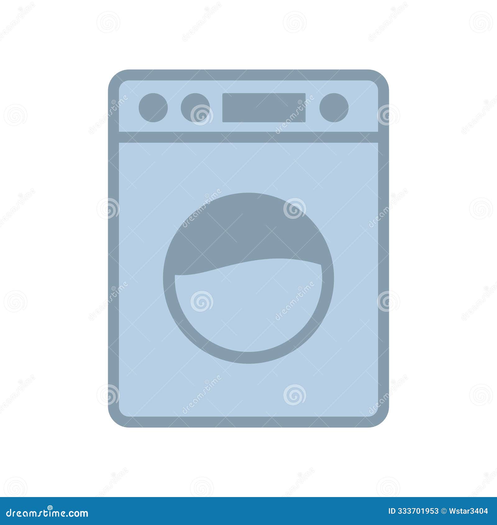 Front Load Washing Machine Icon Stock Vector - Illustration of dirty ...
