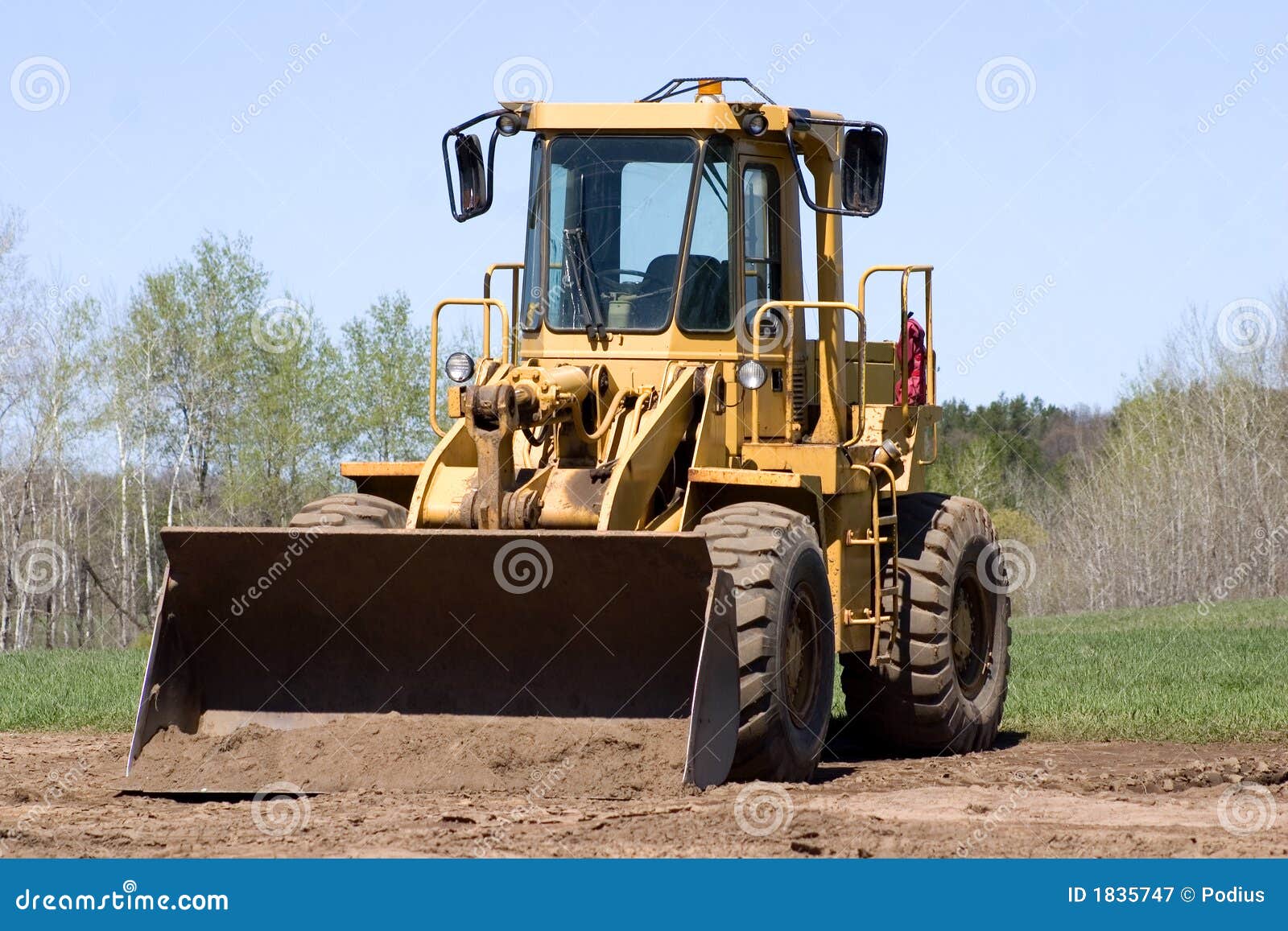 Front Loader stock image. Image of shovel, level, truck - 1835747