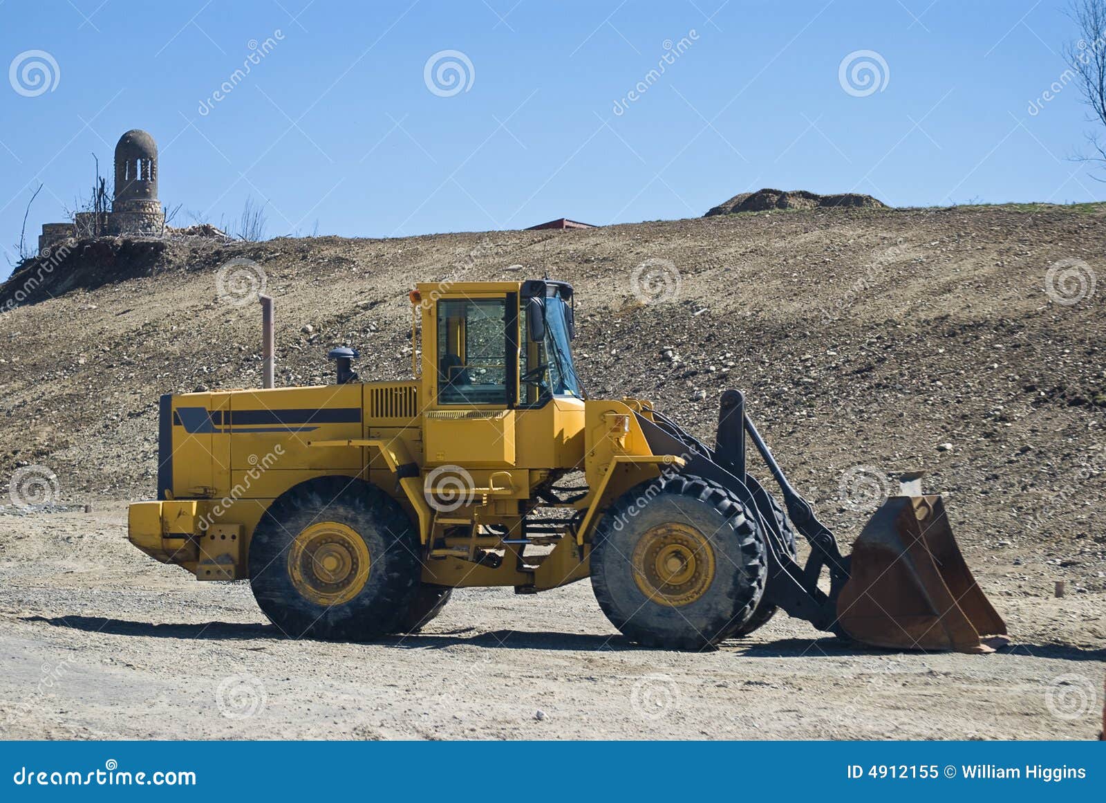 Front loader stock image. Image of industry, grass, tools - 4912155
