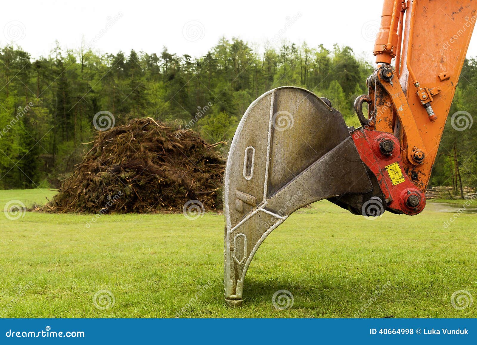 Front loader - bucket stock photo. Image of heavy, industry - 40664998