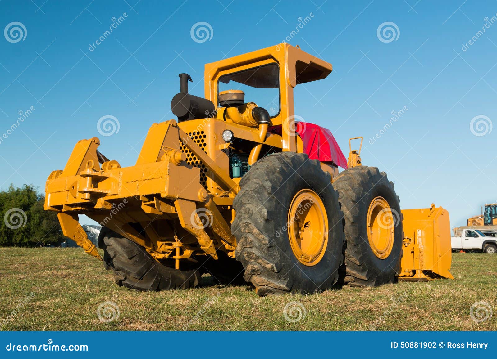 Front Loader stock photo. Image of vintage, dirty, hydraulic - 50881902