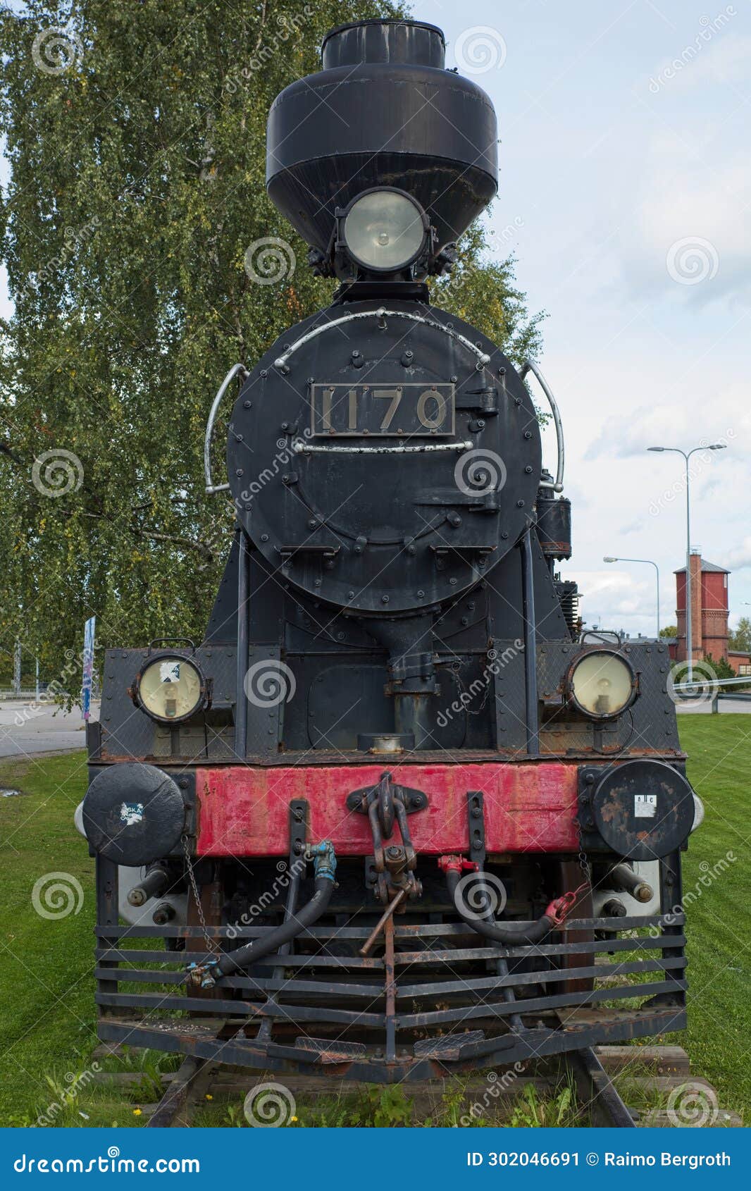 Front of a locomotive. editorial photo. Image of transportation - 302046691