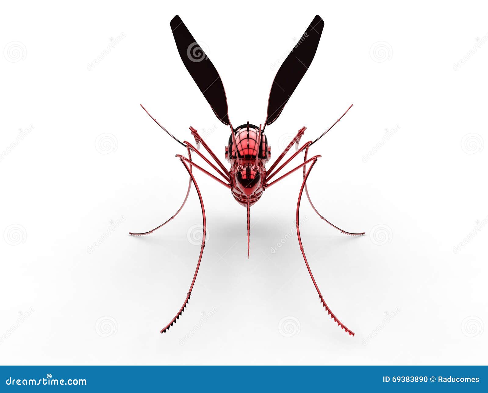 Front mechanical mosquito stock illustration. Illustration of ...