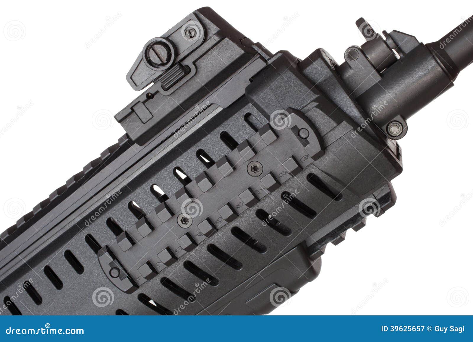 Front of a modern gun stock image. Image of forend, muzzle - 39625657