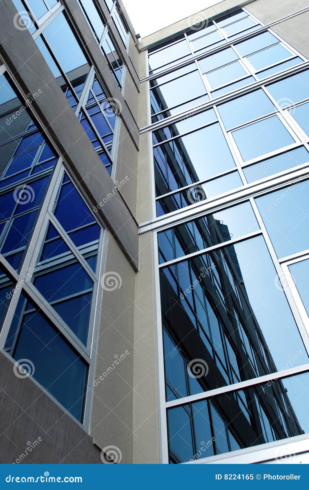 The Front of a Modern Loft Building Stock Image - Image of mansion ...