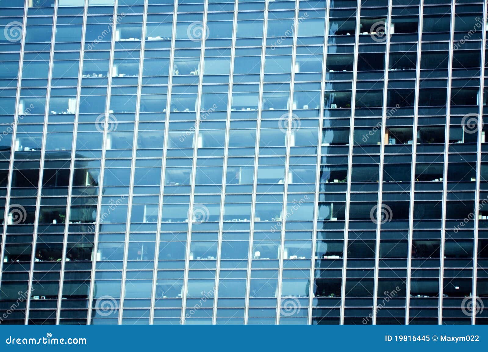 Front of Modern Office Building Stock Image - Image of architecture ...