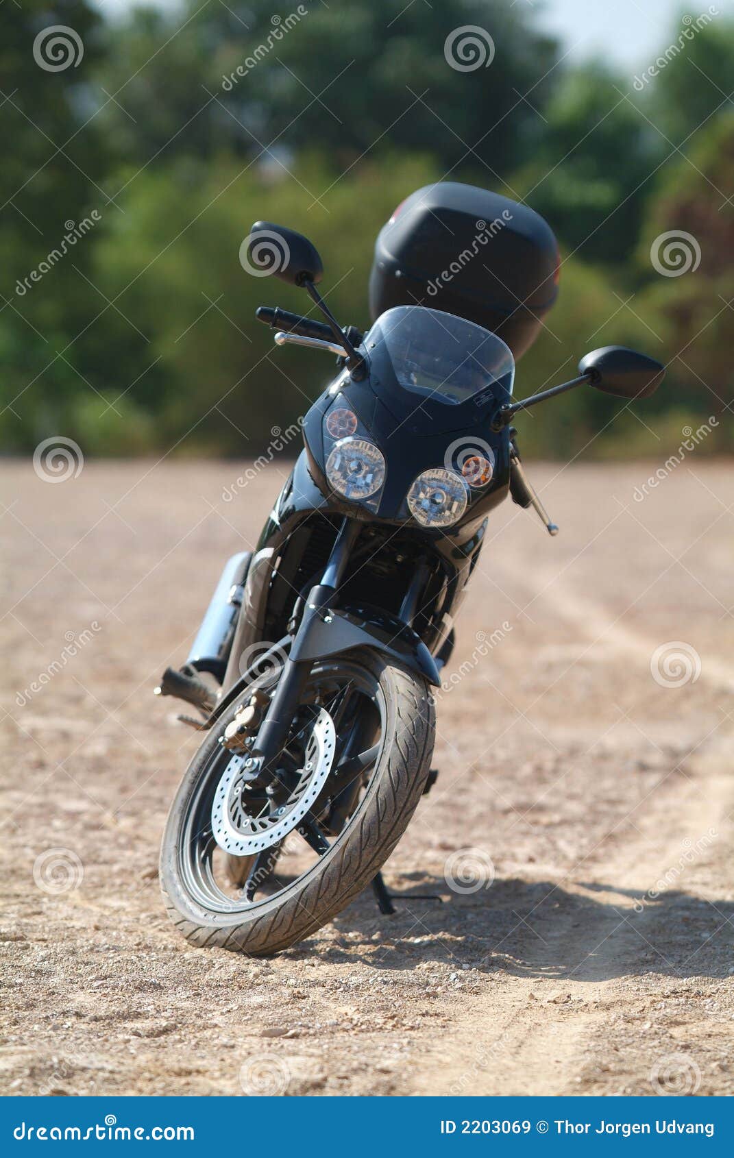Front Of Motorbike Picture. Image: 2203069
