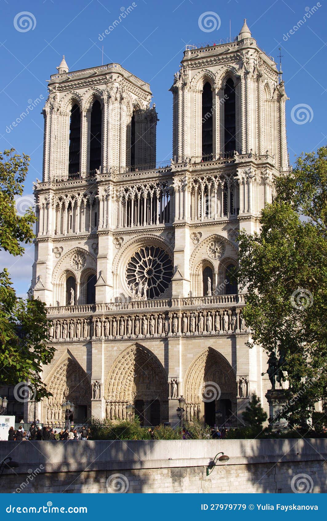 Front of Notre dame. Paris stock image. Image of jesus - 27979779