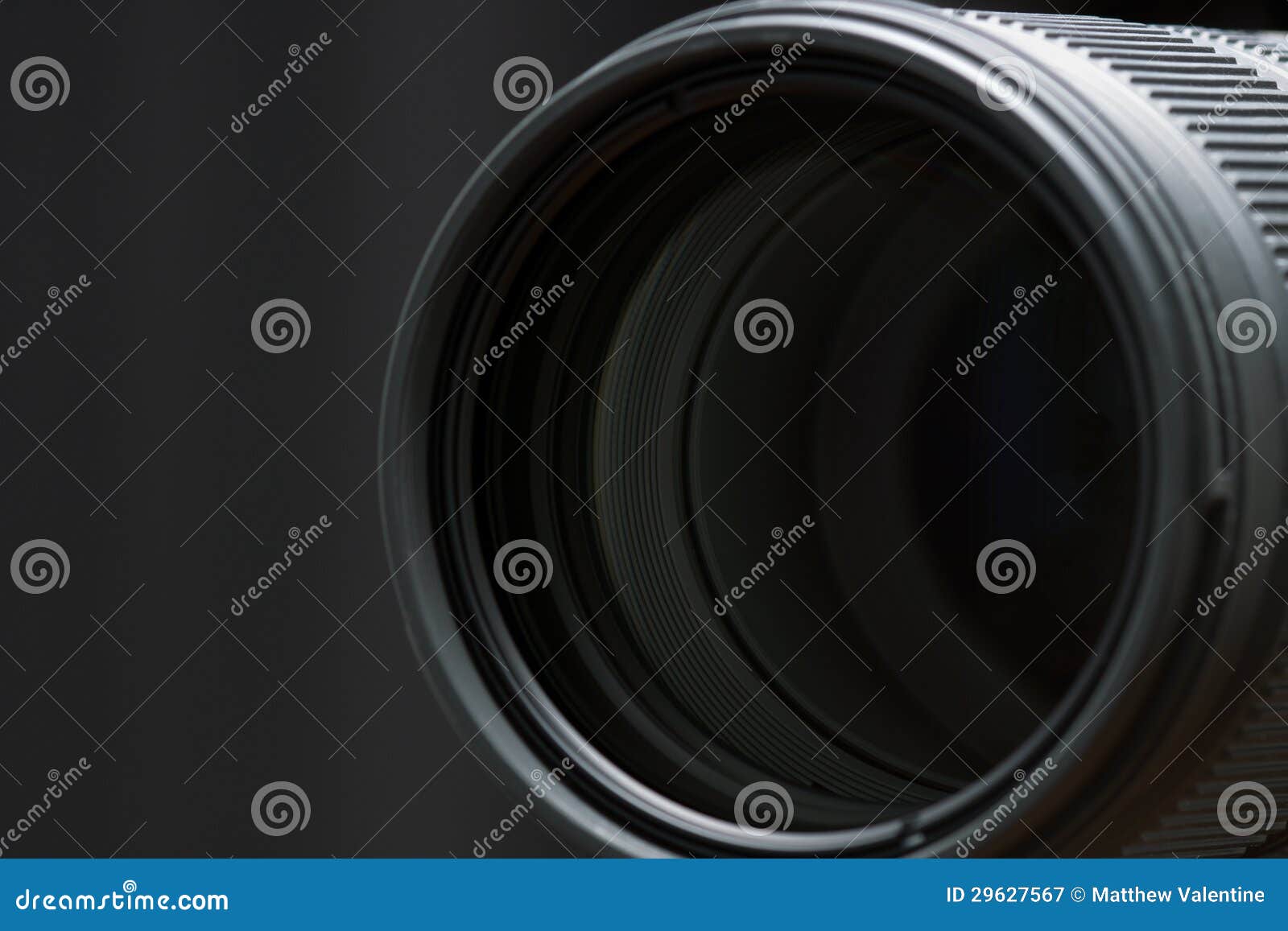 Front Objective of Telephoto Lens Stock Image - Image of front ...