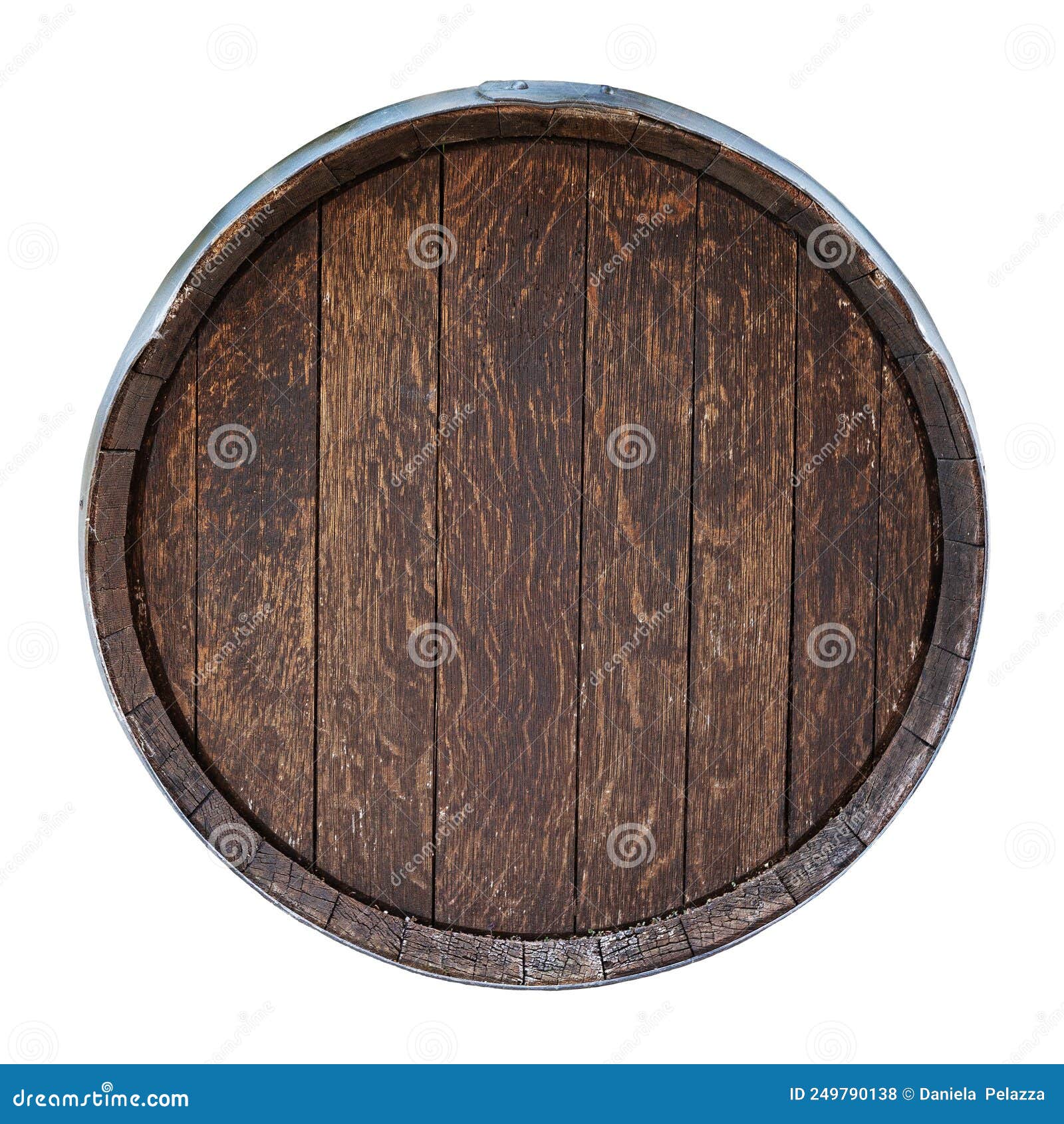 Front of an old Barrel stock photo. Image of board, alcoholic - 249790138