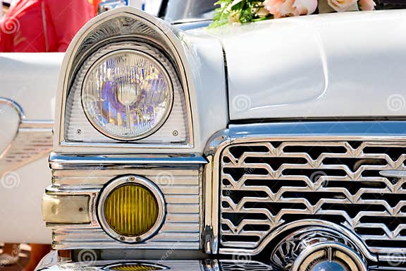 Front of old car stock photo. Image of facade, revival - 6236824