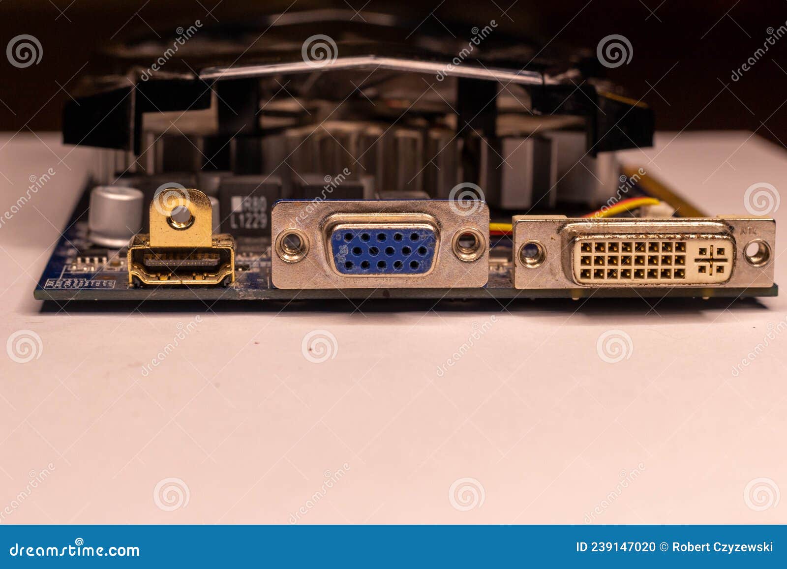 Front of old graphic card stock photo. Image of sound - 239147020