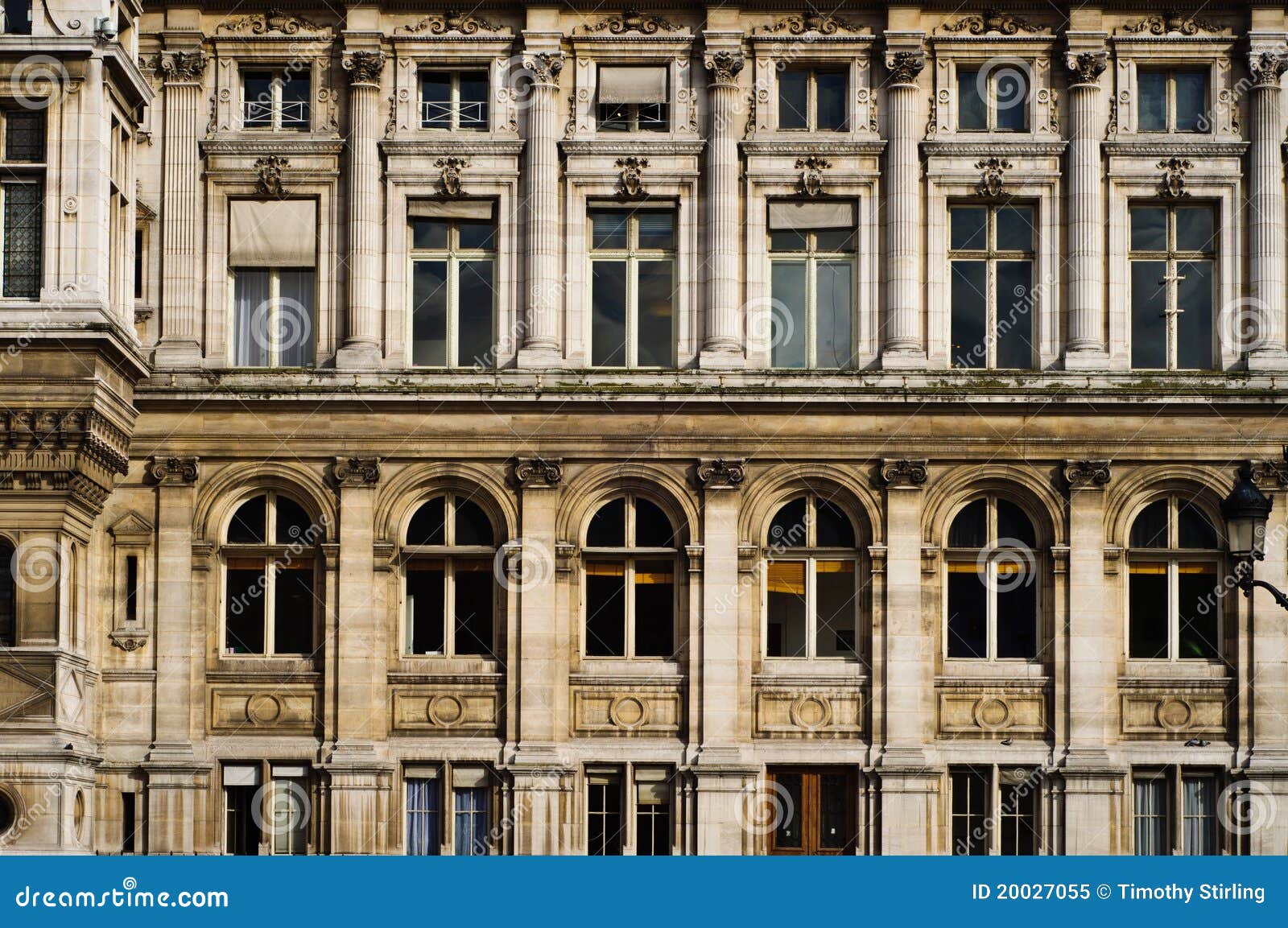 Front of an Old Paris Building Stock Image - Image of rural, residence ...