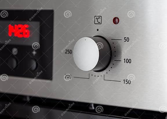 Front Panel of the Oven stock photo. Image of electrical - 172673058