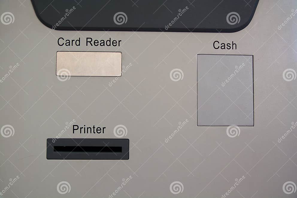 Front Panel of Vending Machine. Stock Photo - Image of card, kiosk ...