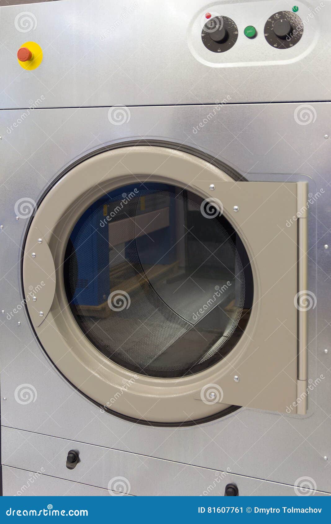 Front Panel of the Washing Machine Close-up Stock Image - Image of ...