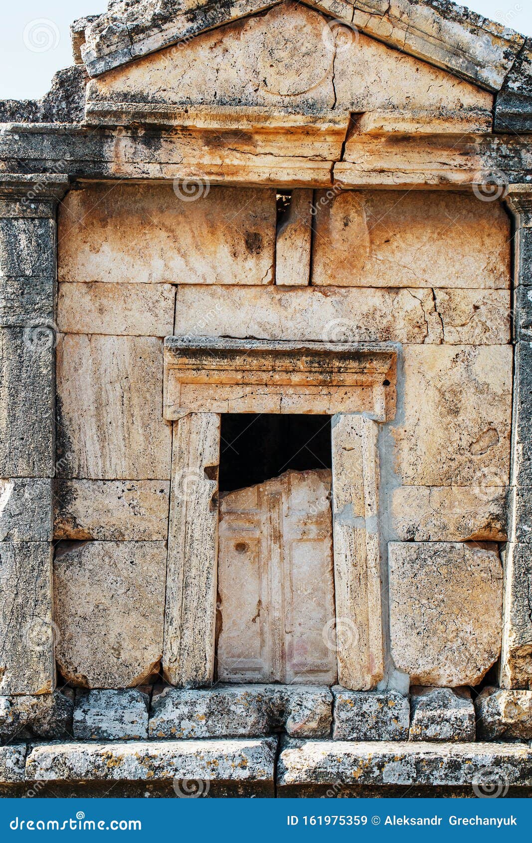 The Front Part of the Crypt with the Front Door, the Tomb in a Large ...