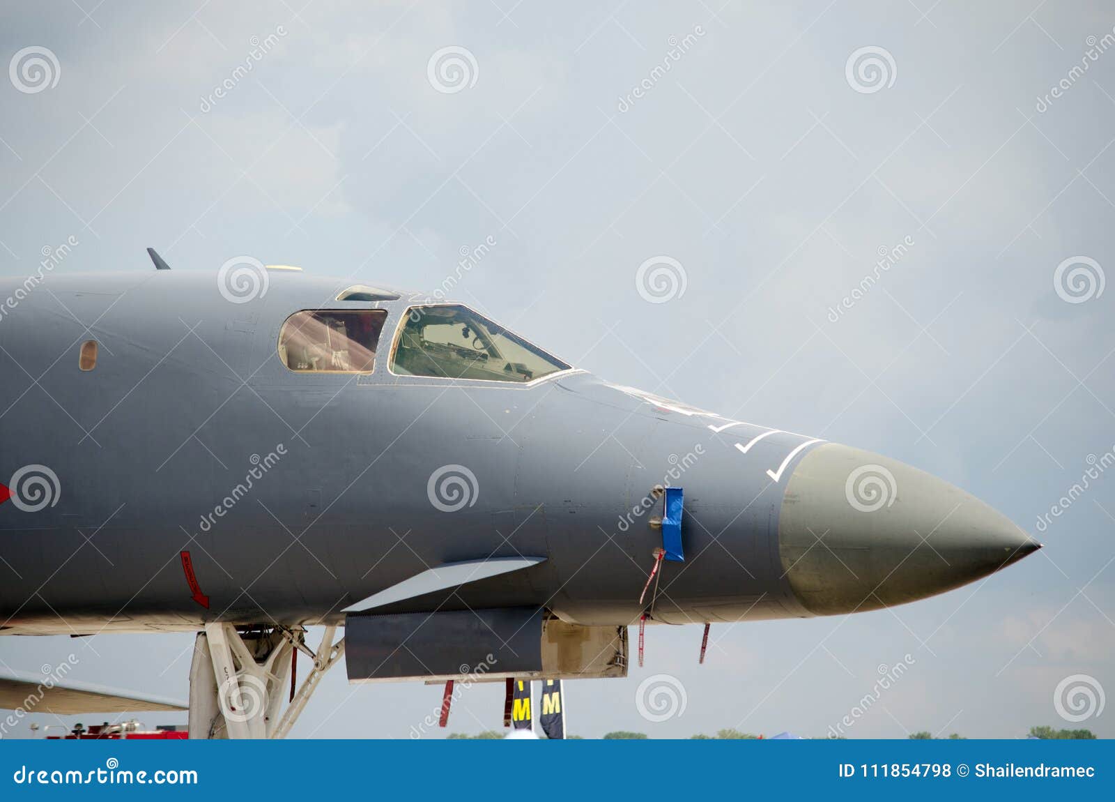 Front part of fighter jet stock photo. Image of parked - 111854798