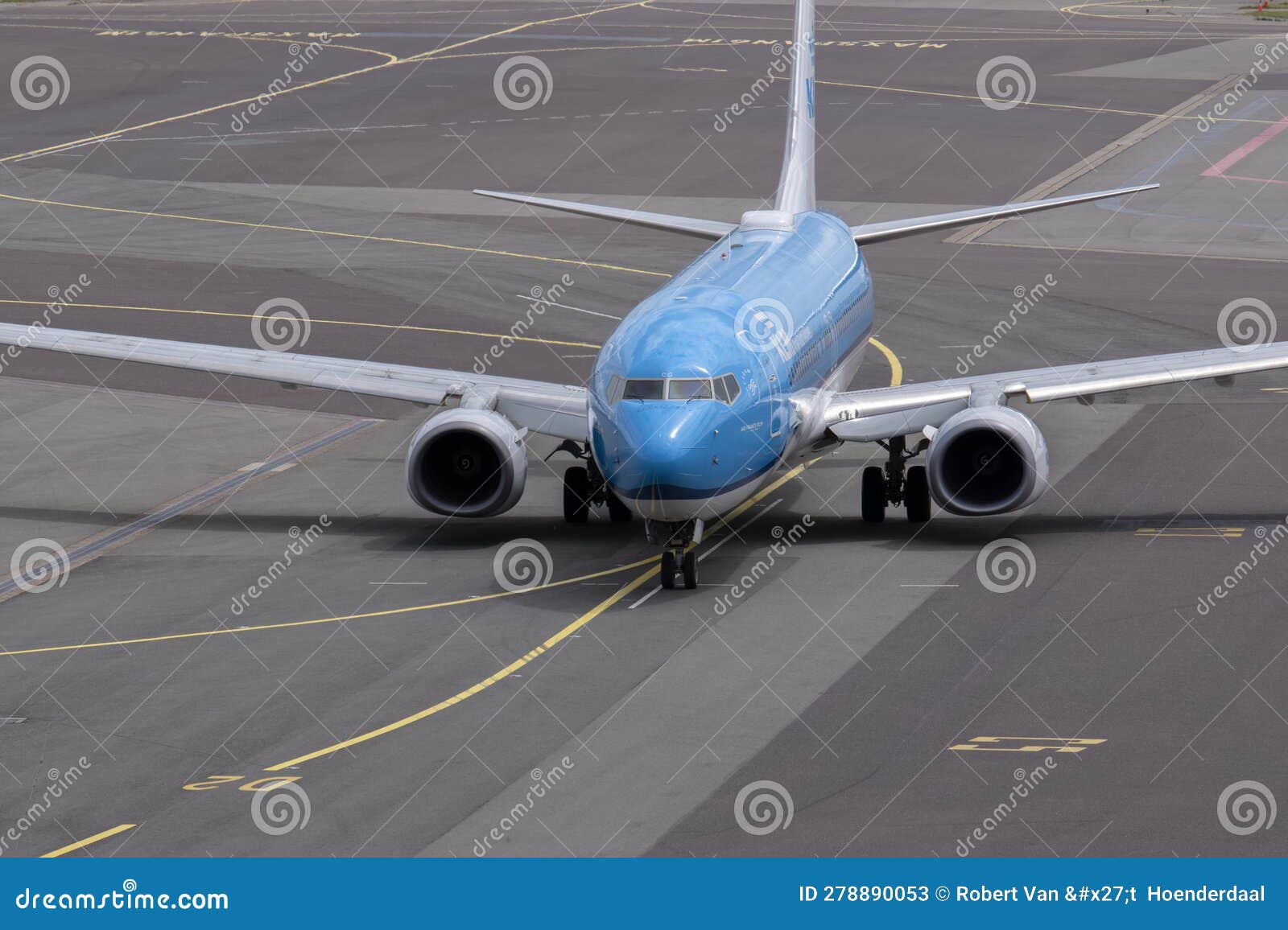 Front Part KLM Plane at Amsterdam the Netherlands 25-5-2022 Editorial ...