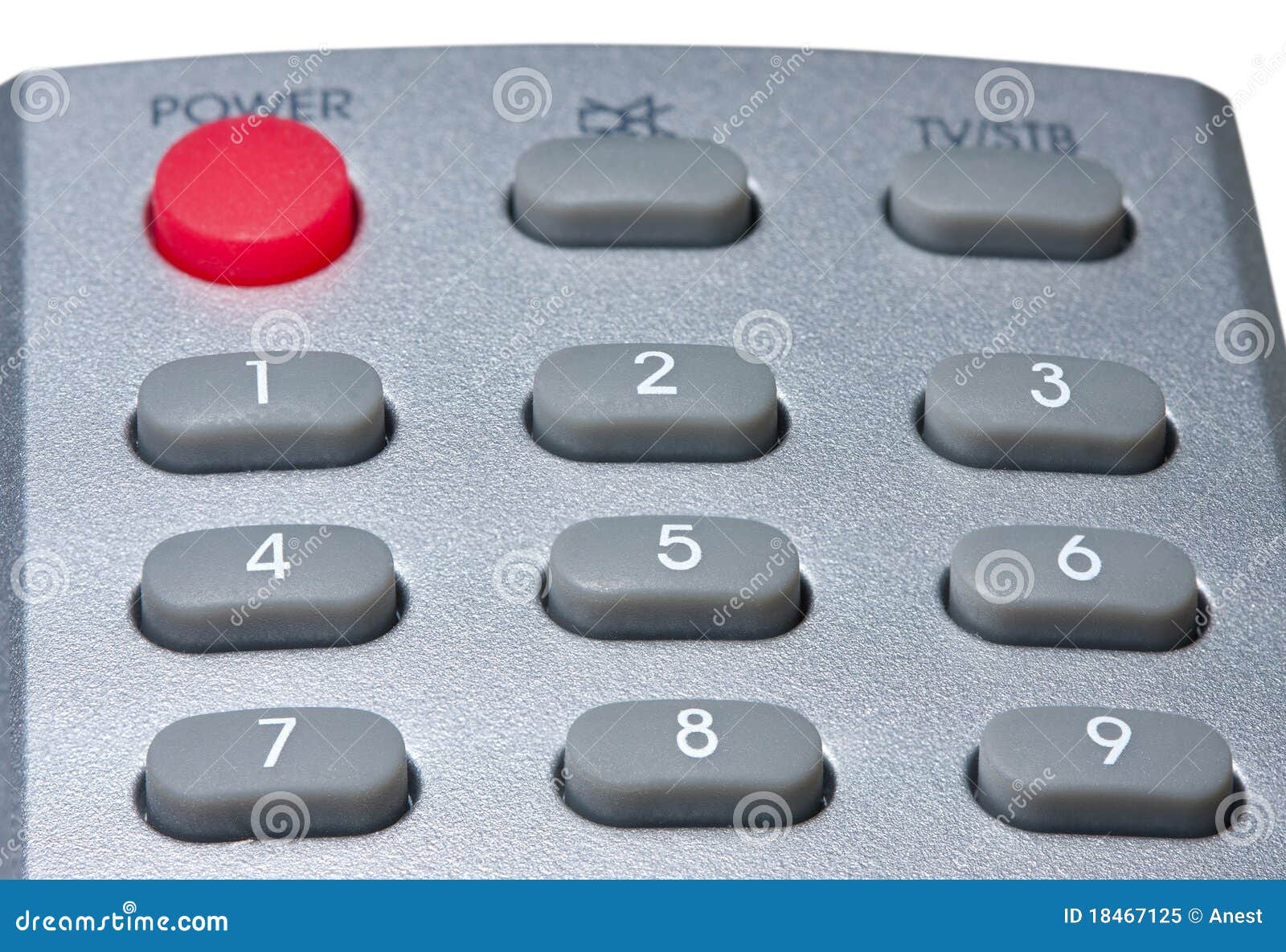Front Part of Remote Controller Stock Image - Image of object, zapping ...