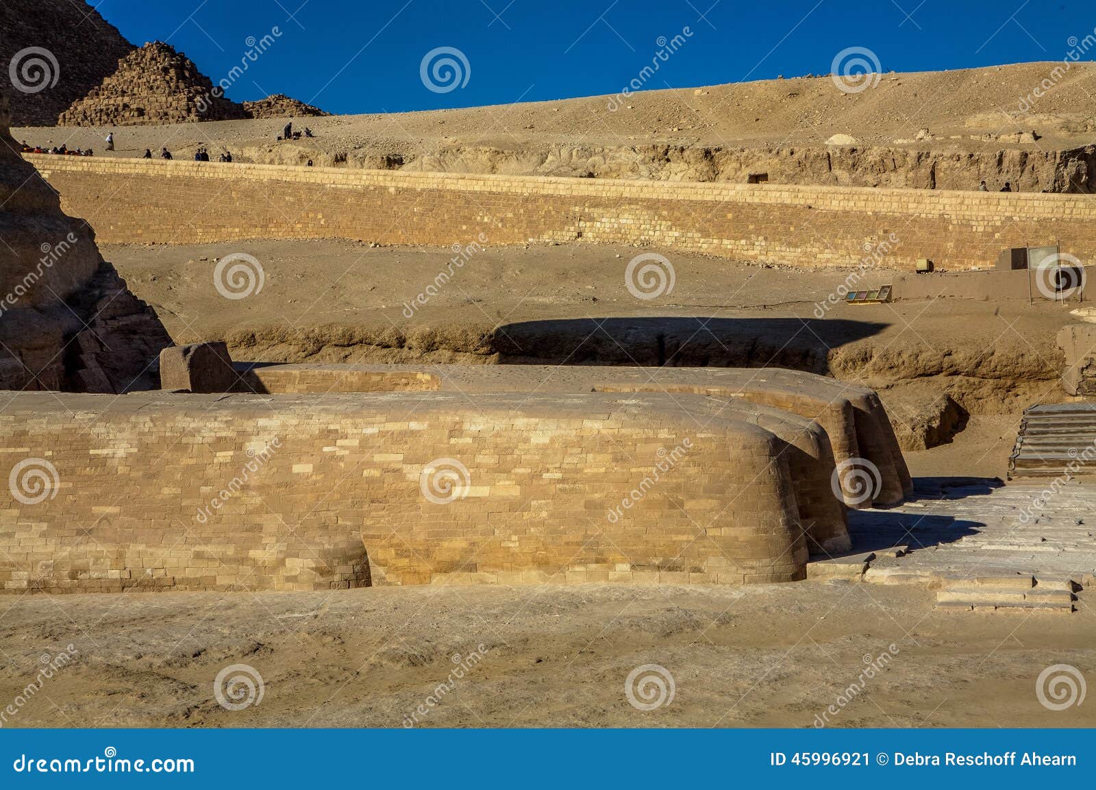 The Front Paws of the Great Sphinx of Giza, Cairo, Egypt. Stock Image ...