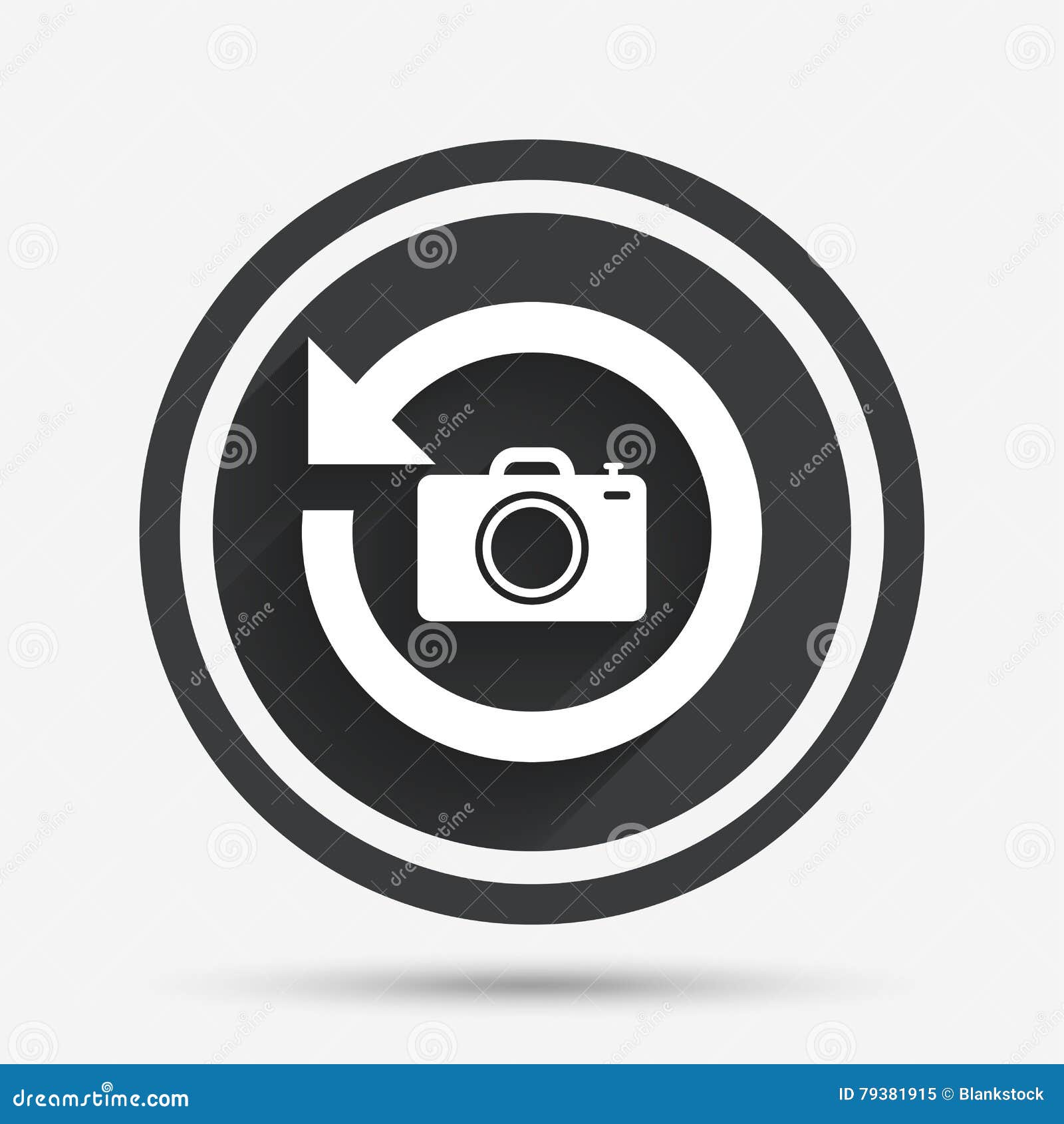 Front Photo Camera Sign Icon. Change Symbol. Stock Vector ...