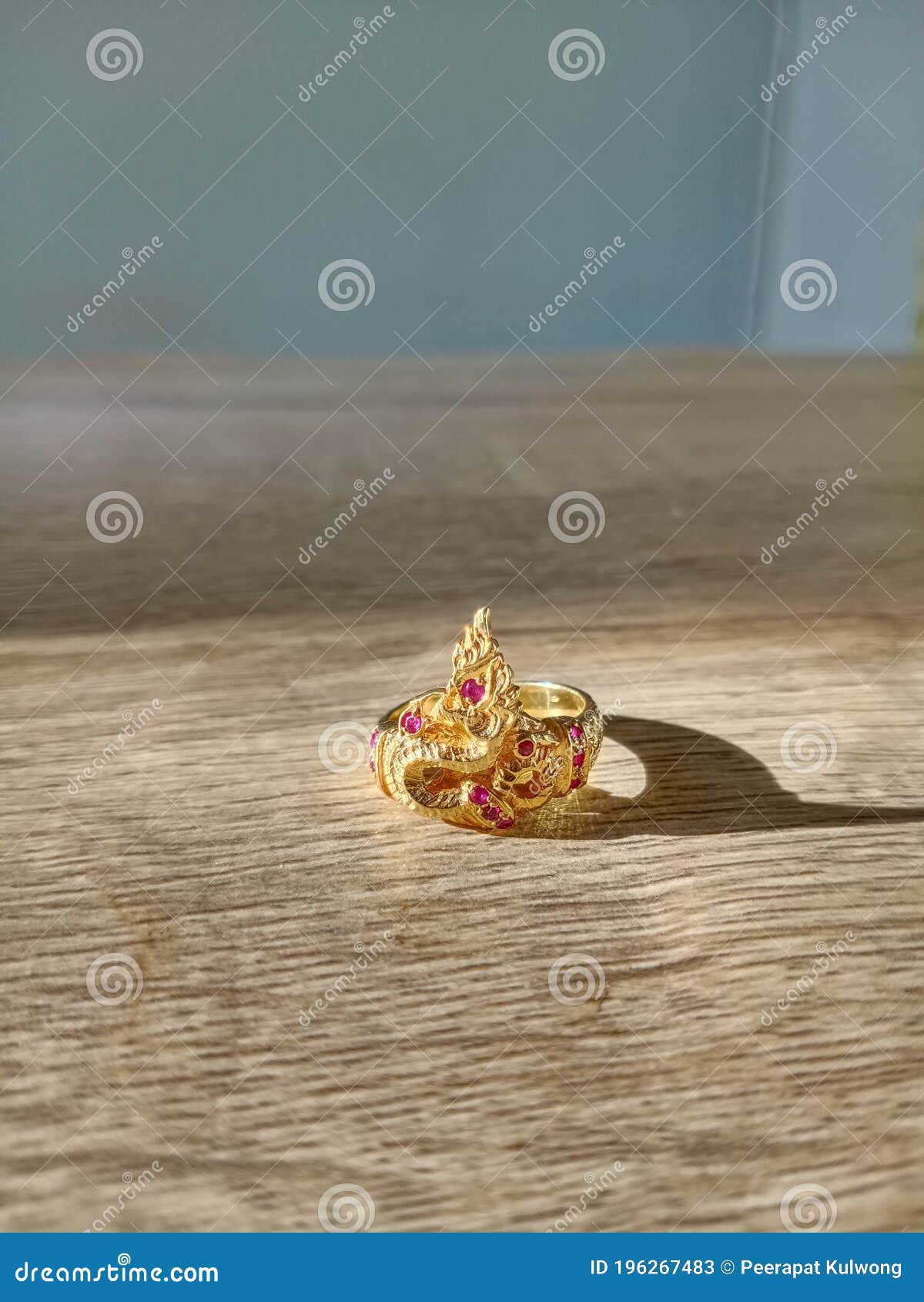 This is the Front Picture of the Naga Ring. Stock Image - Image of ...