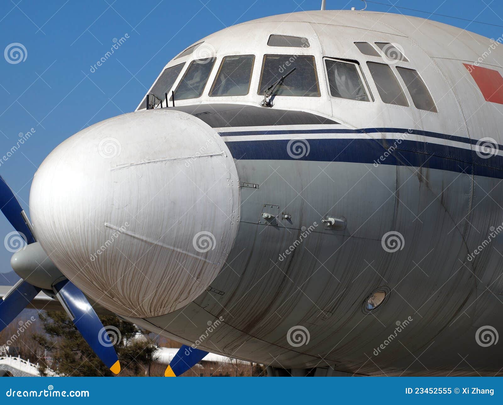 The Front of plane stock image. Image of travel, traveler - 23452555