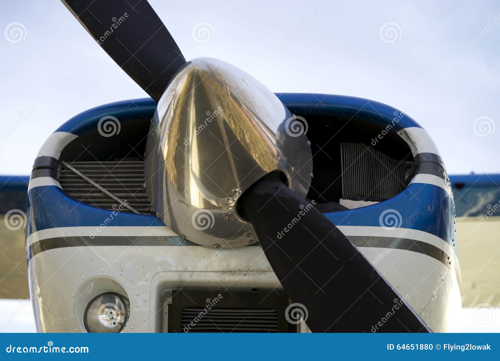 Front of a plane stock photo. Image of transport, metal - 64651880