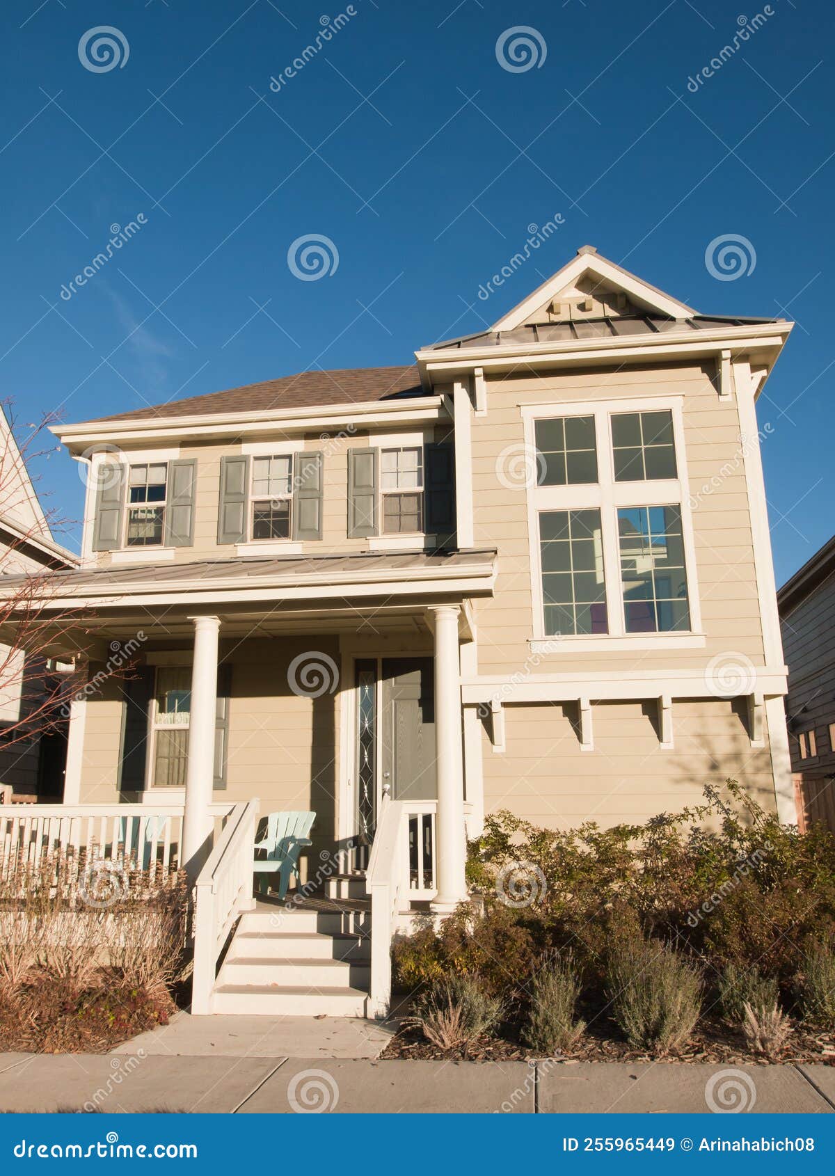 New house stock image. Image of architecture, wondow - 255965449