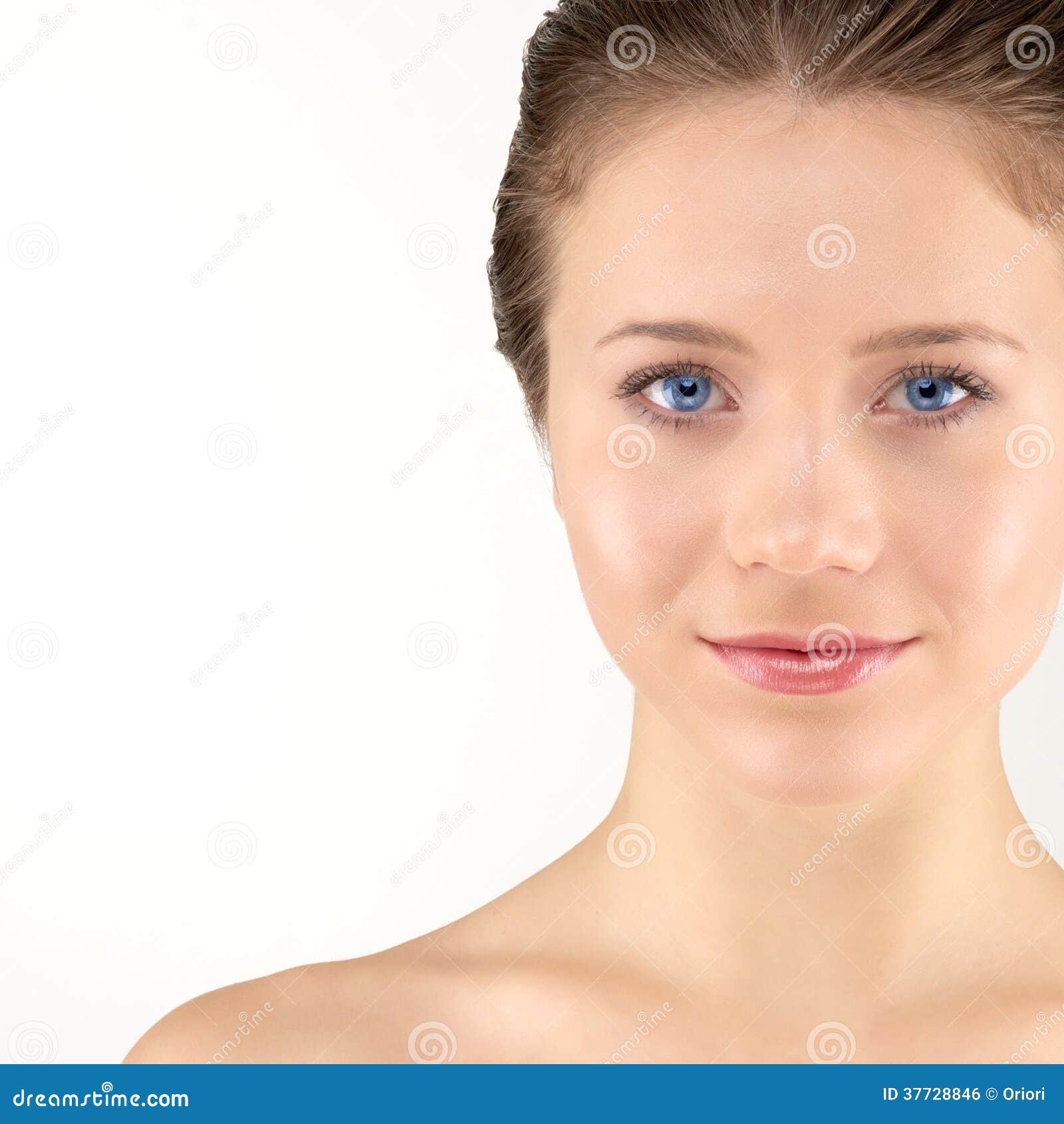 Front portrait woman stock photo. Image of attractive - 37728846