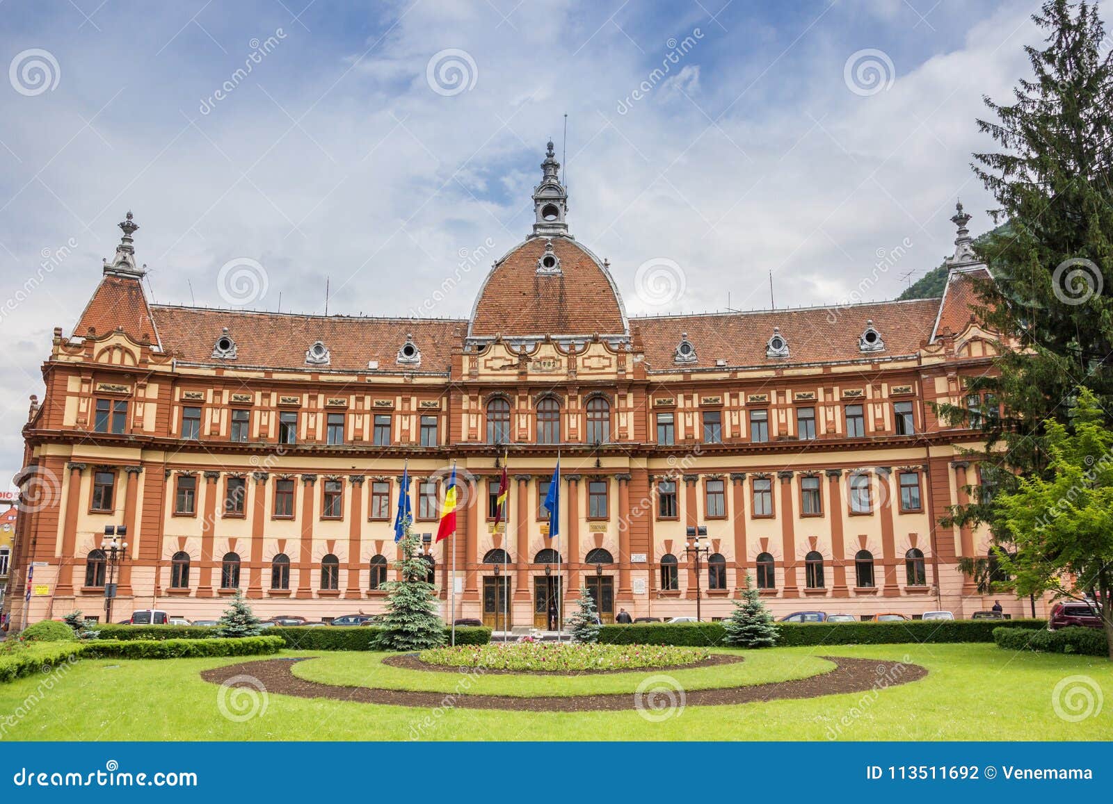 Front of the Prefecture Building in Brasov Editorial Photography ...