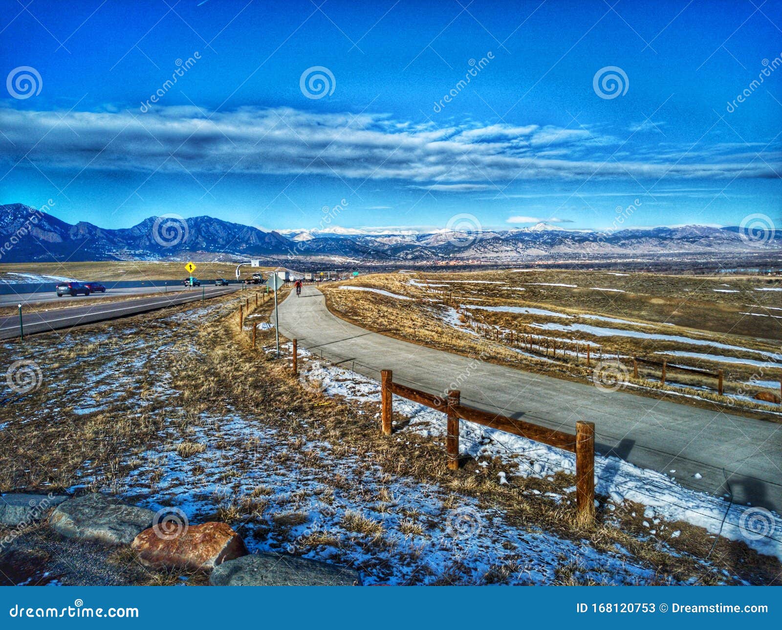 The Front Range of the Rocky Mountains Stock Image - Image of front ...