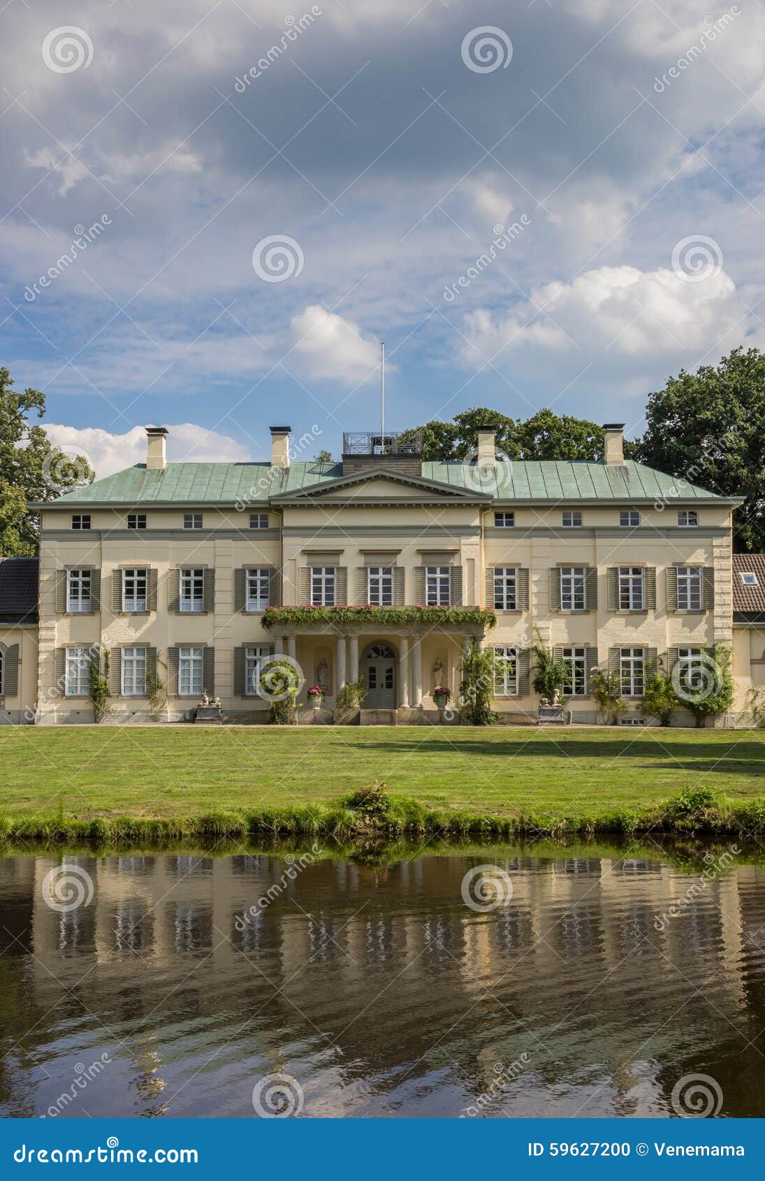 Front of the Rastede Castle in Lower Saxony Stock Photo - Image of ...
