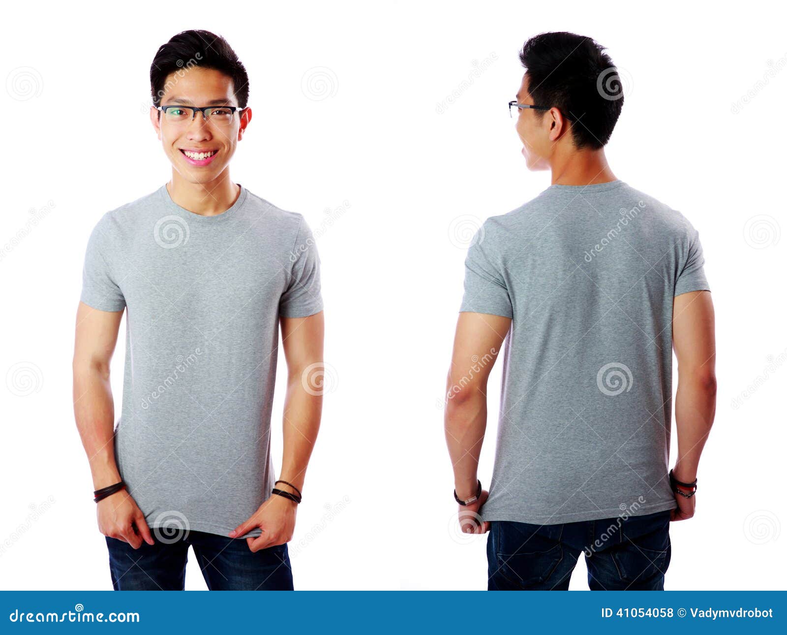 Front and Rear View of Asian Man Stock Photo - Image of businessman ...