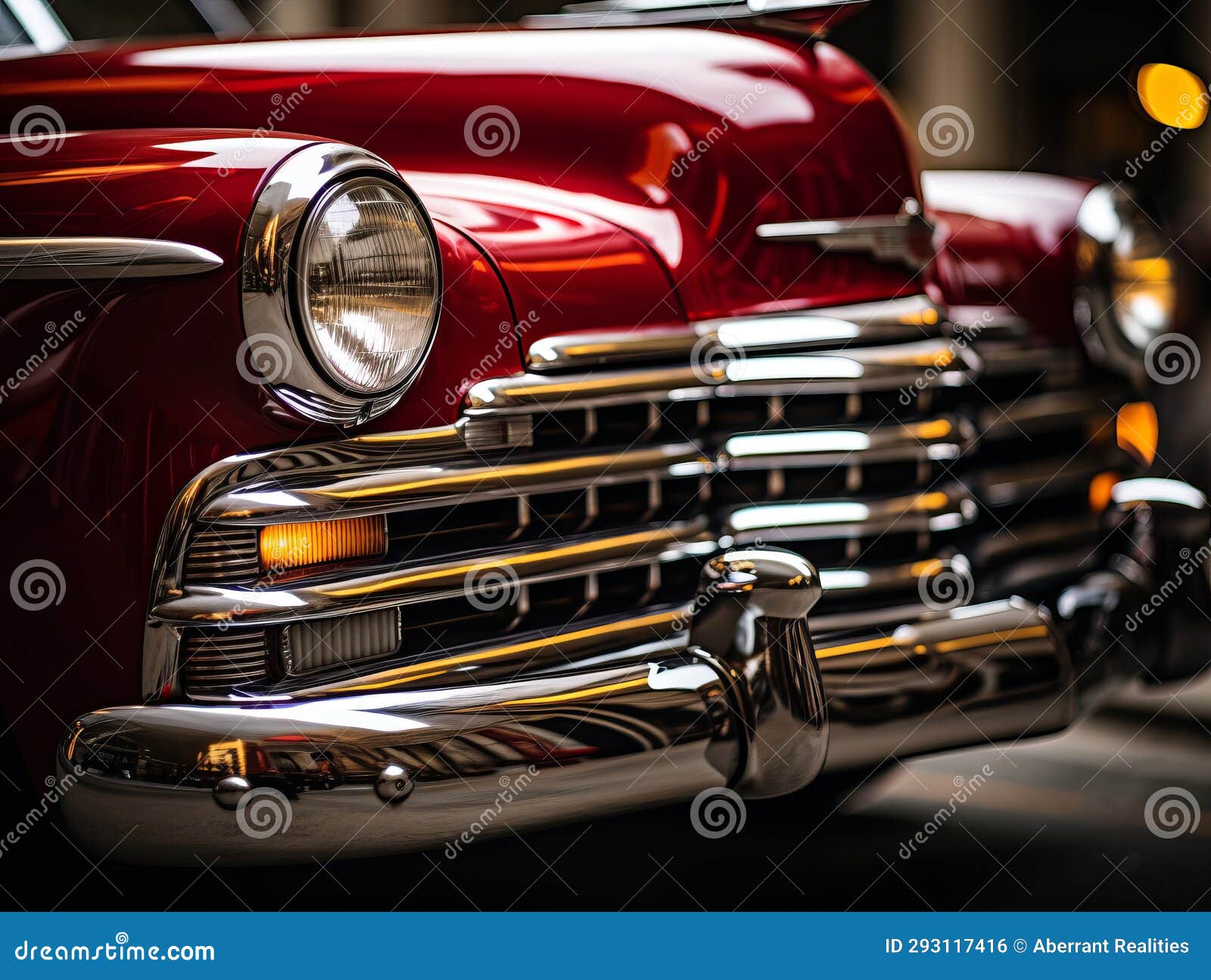 The front of a red car stock illustration. Illustration of american ...