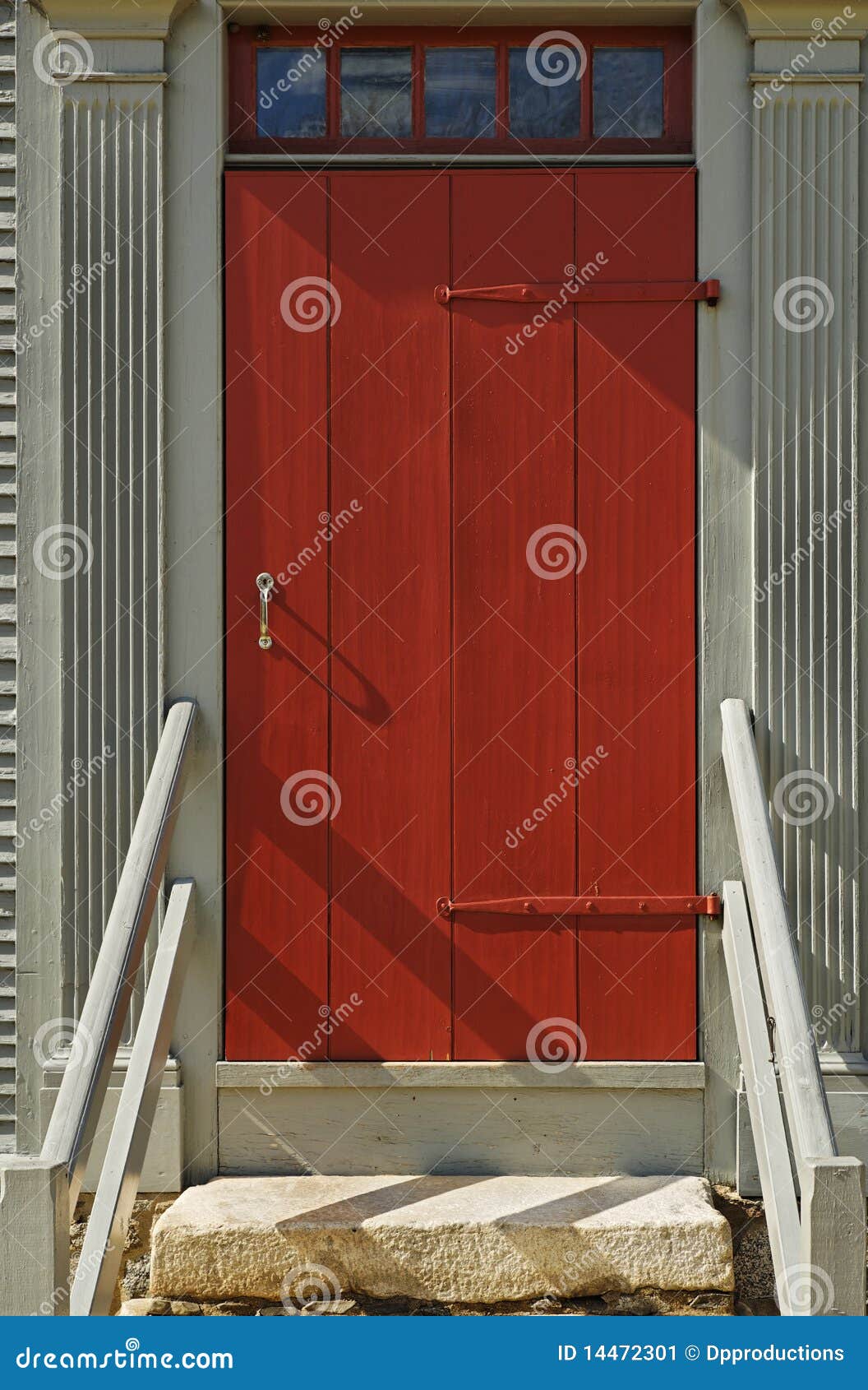 Front Red Door To a Building Stock Image - Image of facade, condominium ...