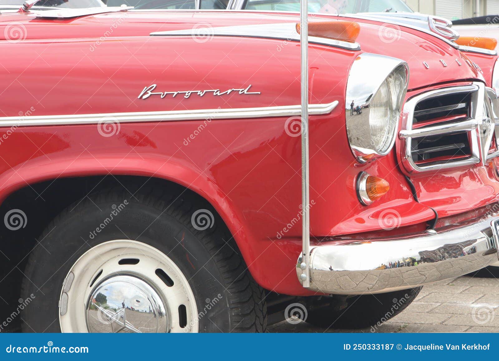 Front red old timer editorial photography. Image of german - 250333187