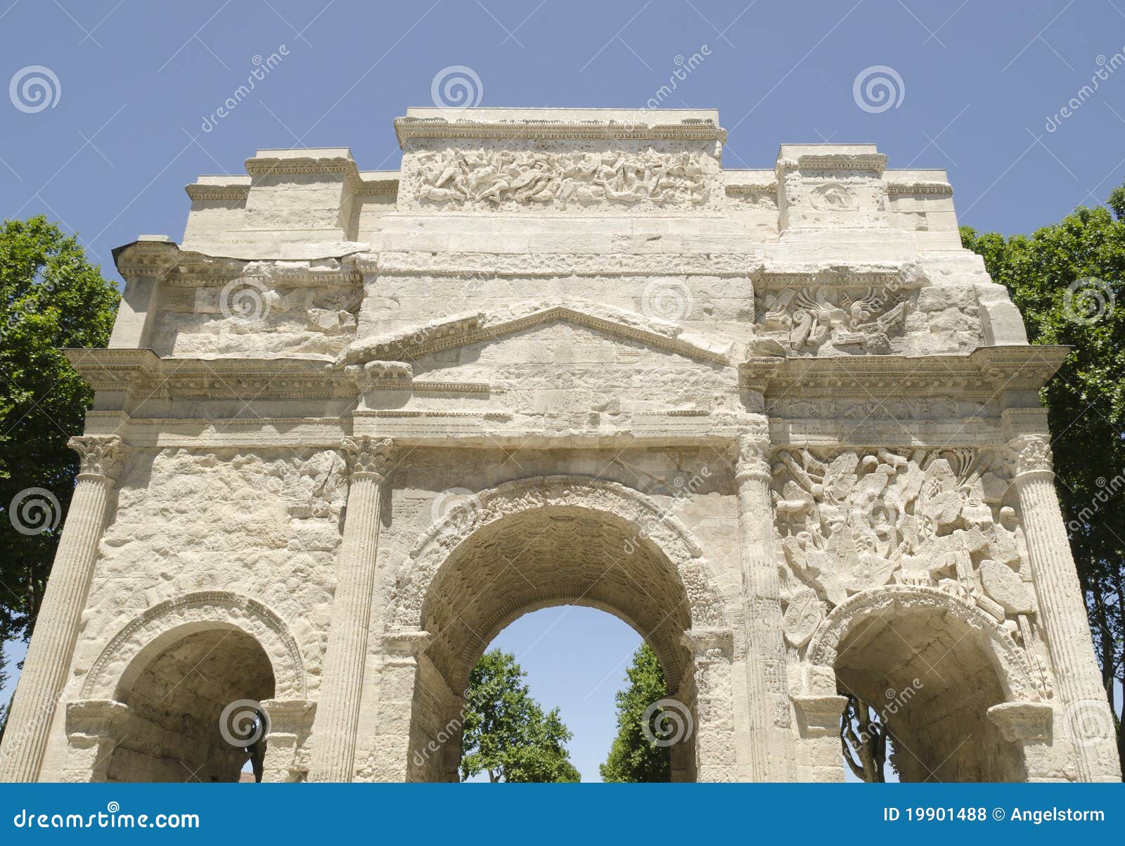 The Arch Of Triumph Arcul De Triumf From Bucharest Romania, National ...