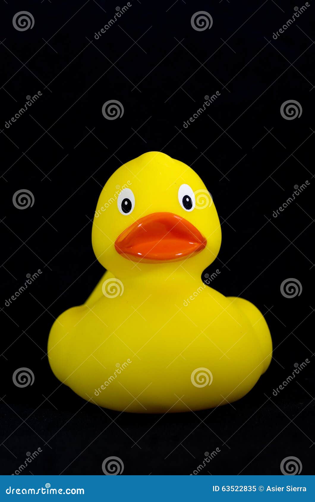 Front rubber ducky stock image. Image of yellow, side - 63522835