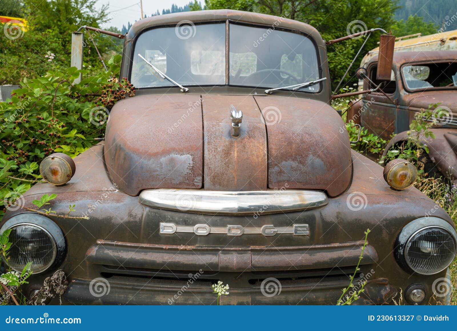 The Front of a Rusty 1949 Dodge Ram Truck - July 26, 2021 Editorial ...