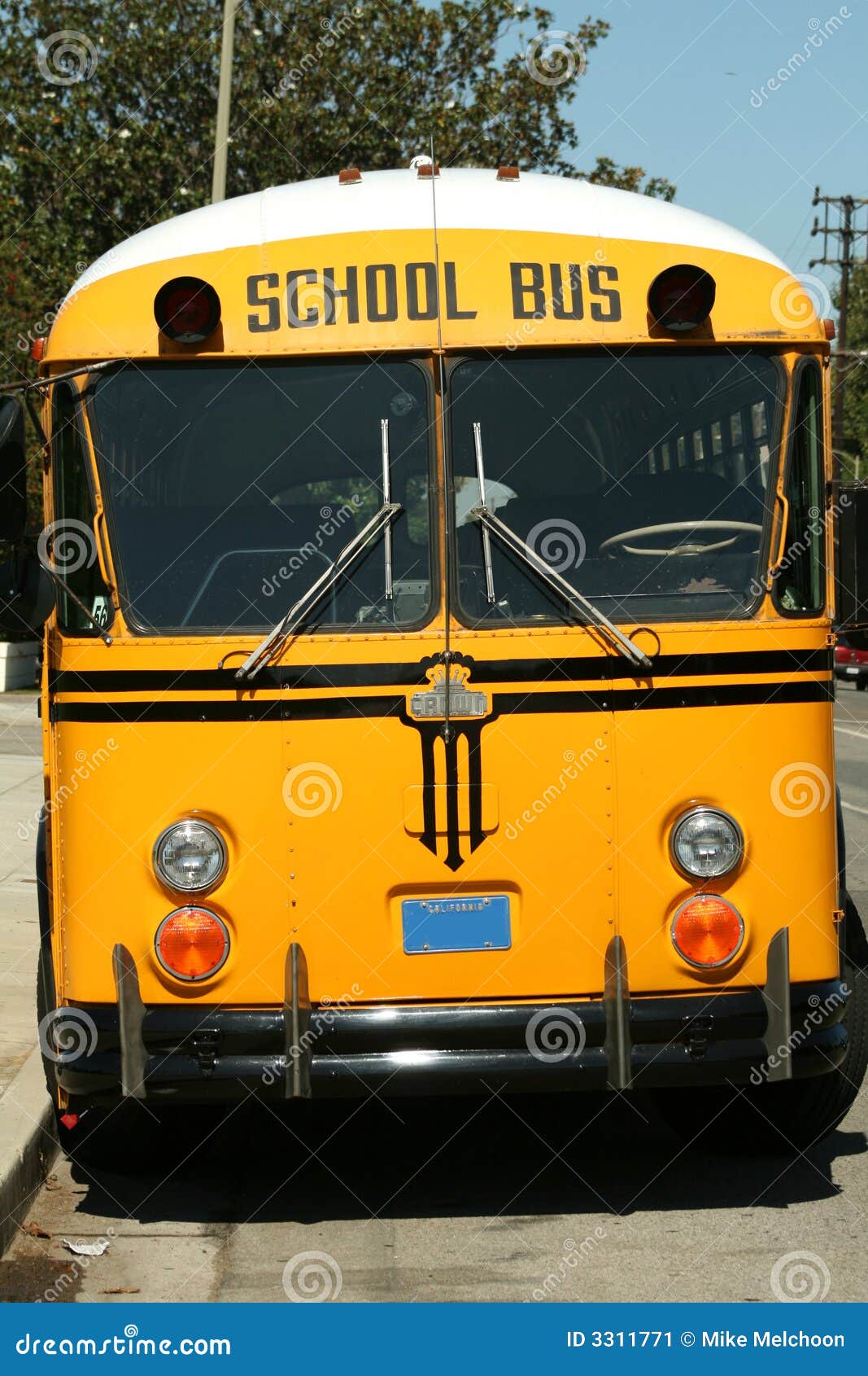 Front of School Bus stock image. Image of vehicle, class - 3311771
