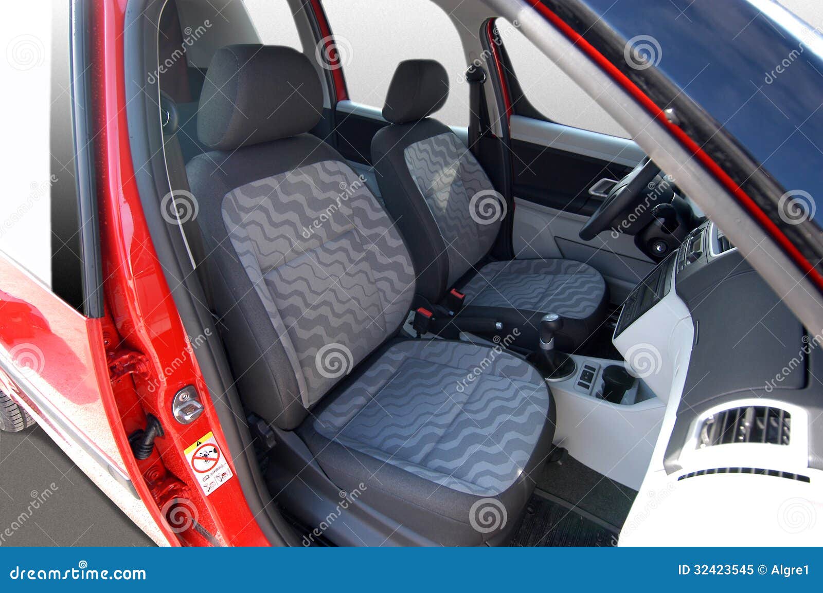 Front Seats of a Modern Car Stock Image - Image of driver, modern: 32423545