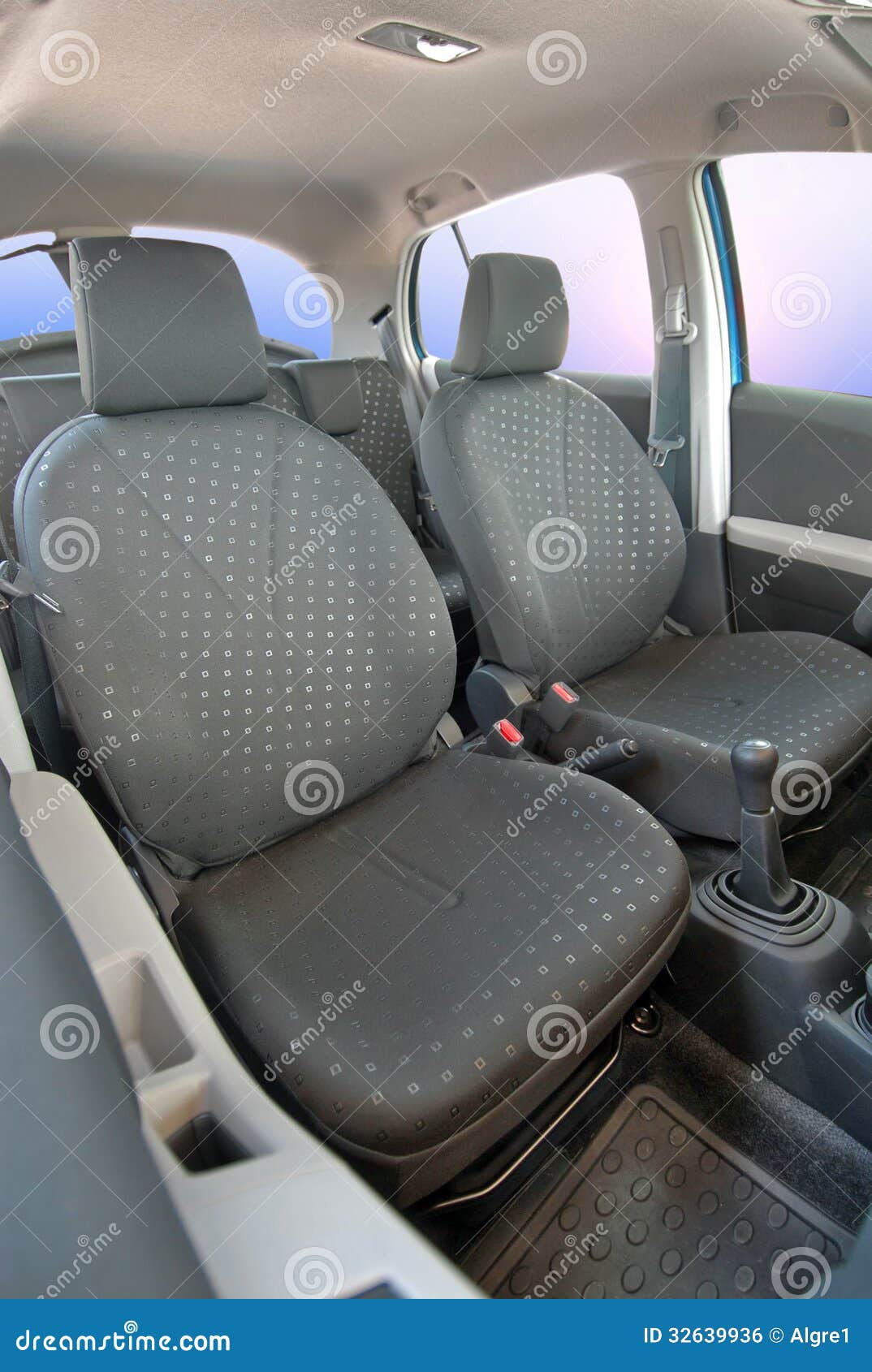 Front Seats in Passinger Car Stock Photo - Image of isolated, elegance ...