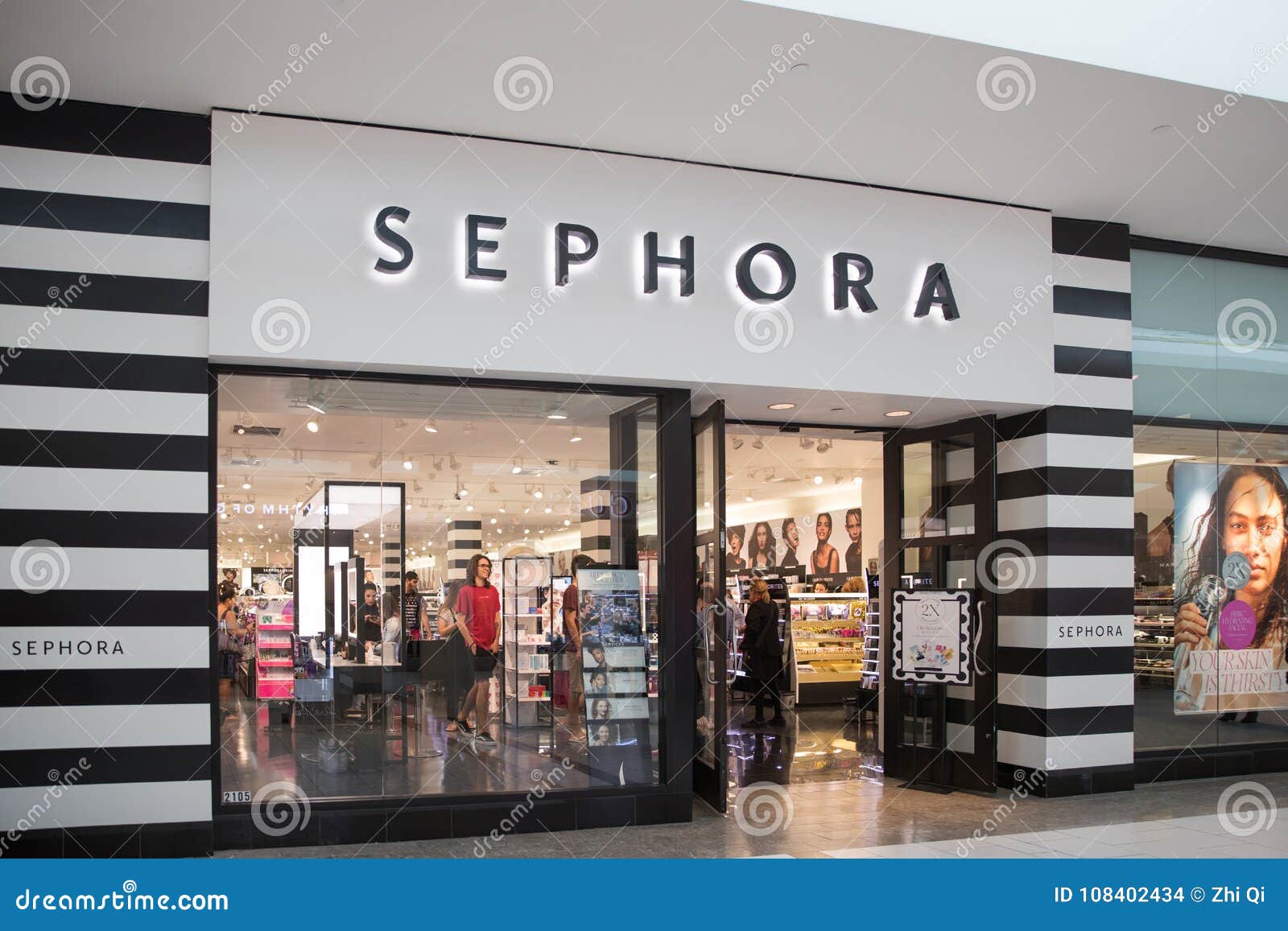 The front of Sephora store editorial stock image. Image of indoor ...