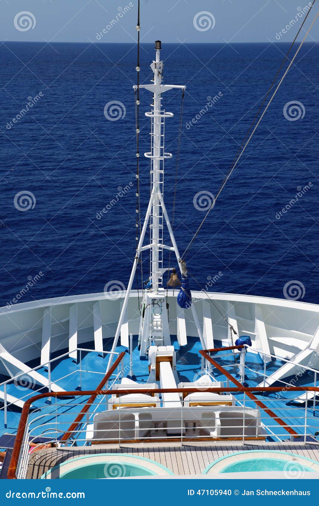 Front of a ship stock photo. Image of titanic, path, motorboat - 47105940