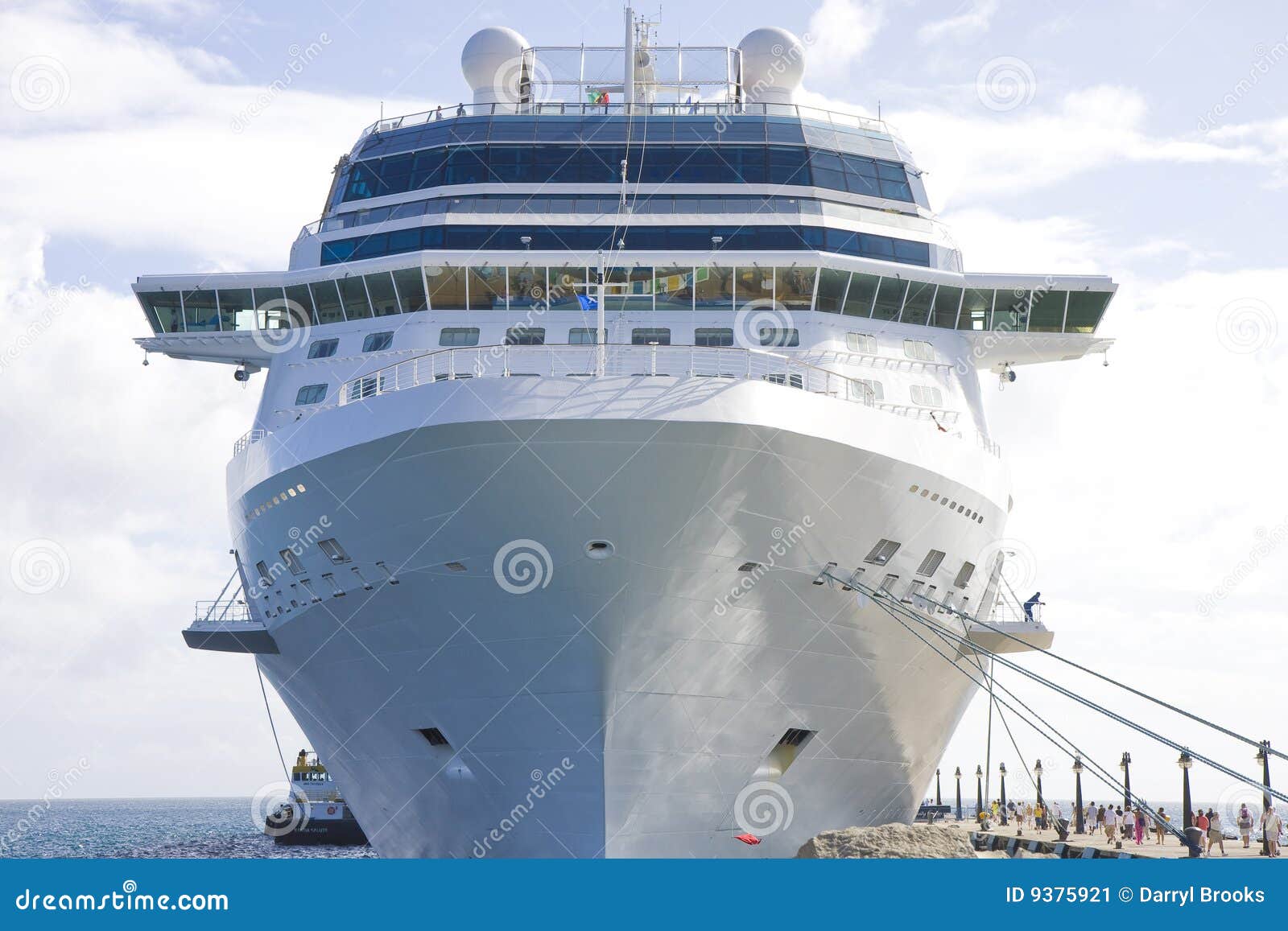 Front of Ship at Dock stock image. Image of ships, transportation - 9375921