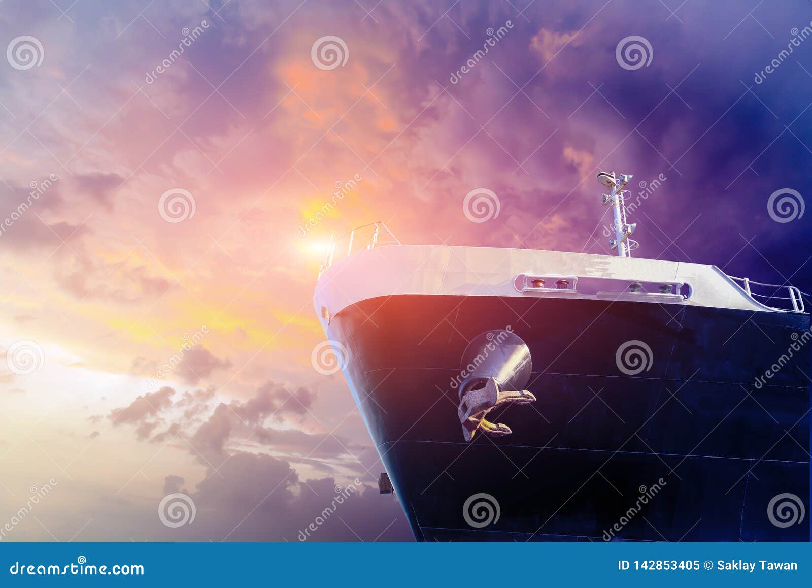 View On Forward Manoeuvring Station On Cargo Container Vessel With ...