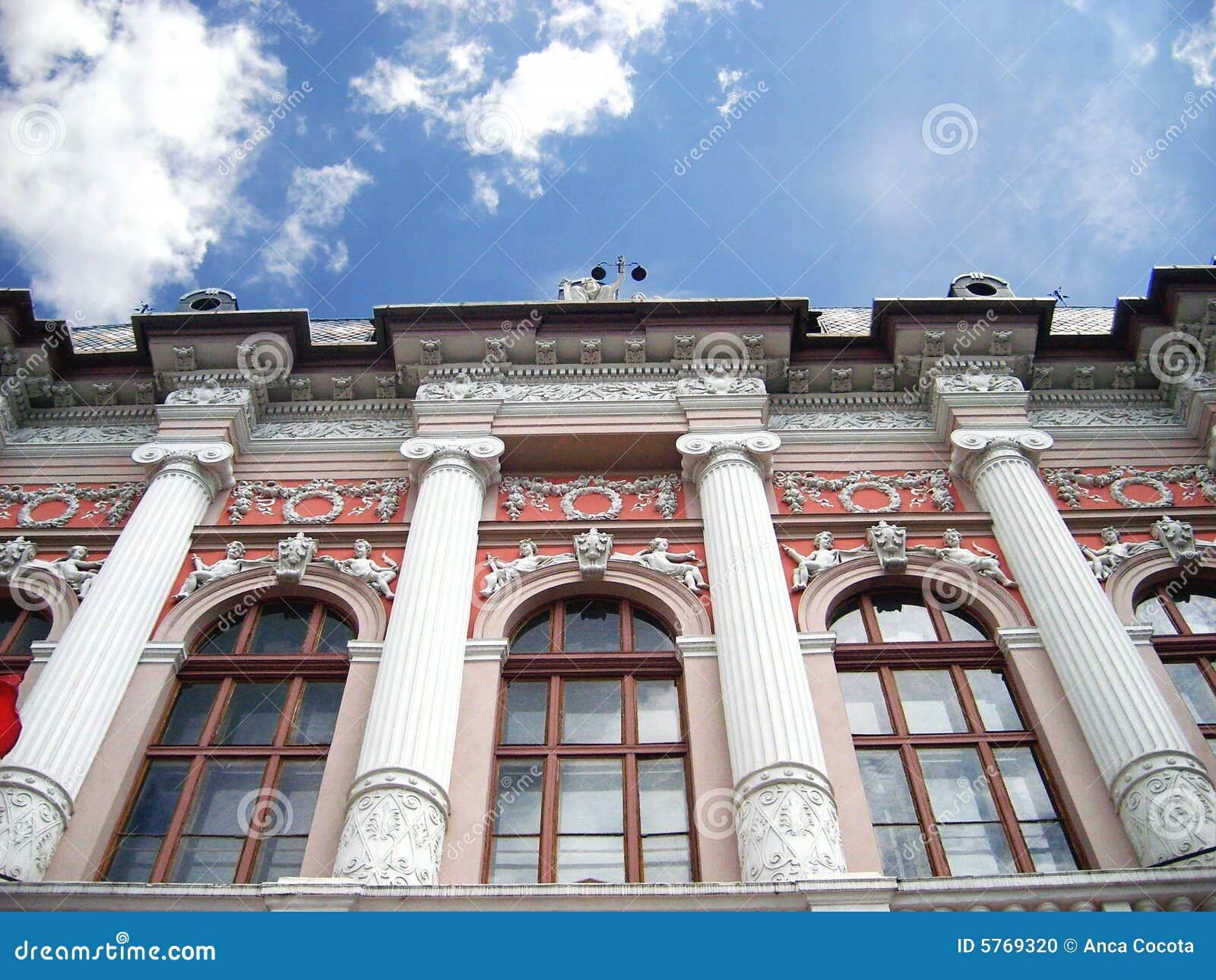 The Front Side Of The Building Royalty-Free Stock Image | CartoonDealer ...