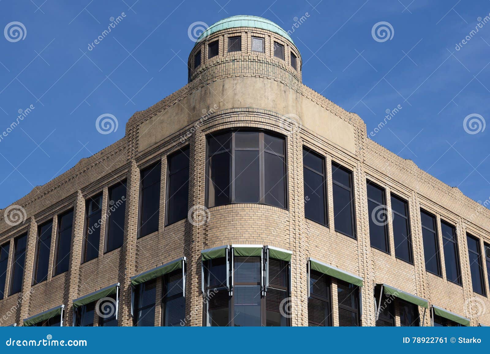 The Front Side of the Building Stock Image - Image of house, horizontal ...